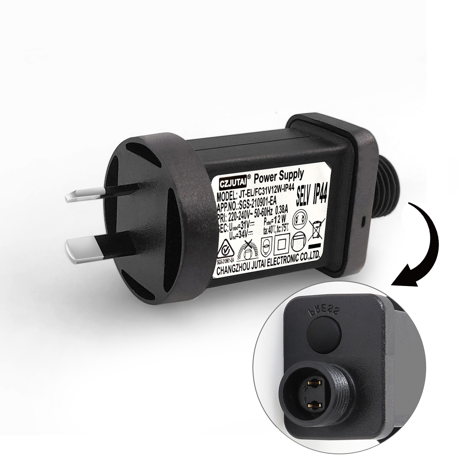 CZJUTAI JT-EL/FC31V12W 15W Australia Power Supply for 31V 15W Christmas ...